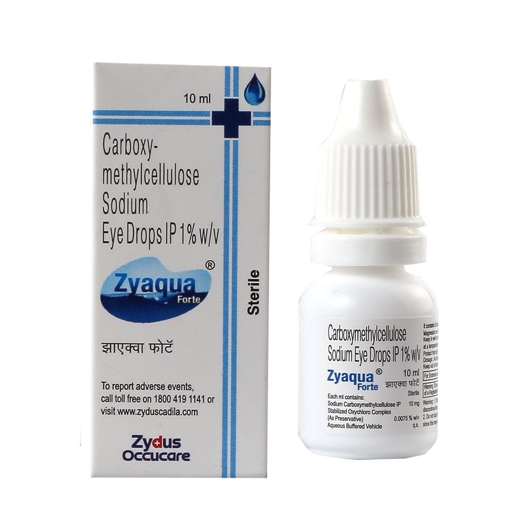 Buy Zyaqua-Forte Eye Drops 10 ml Online at Best Prices | Wellness Forever