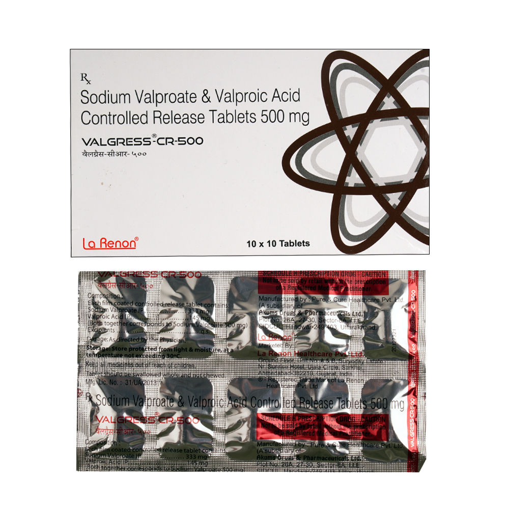 Buy Valgress-CR 500mg 10 Tablets Online at Best Prices | Wellness Forever