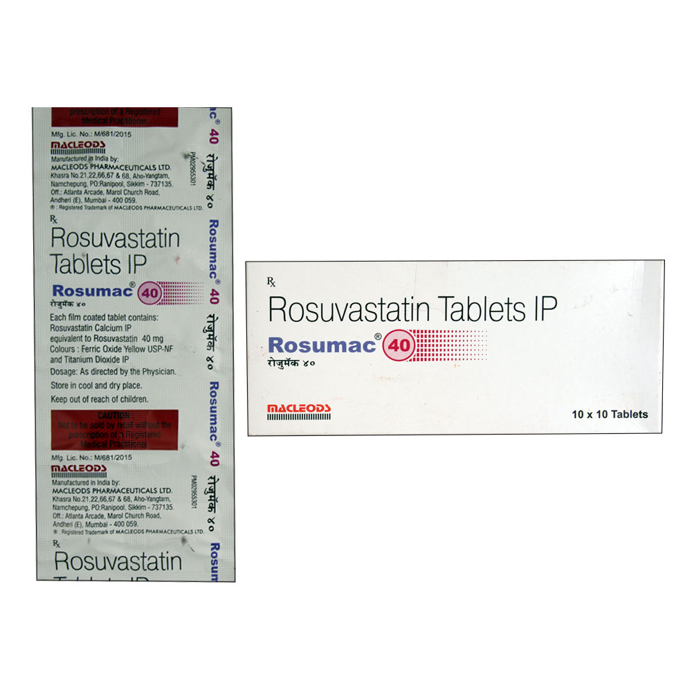 Buy Rosumac 40mg 10 Tablets Online at Best Prices | Wellness Forever