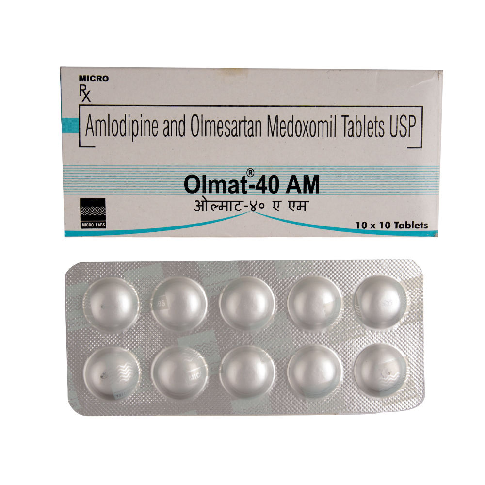 Buy Olmat-AM 40mg 10 Tablets Online at Best Prices | Wellness Forever