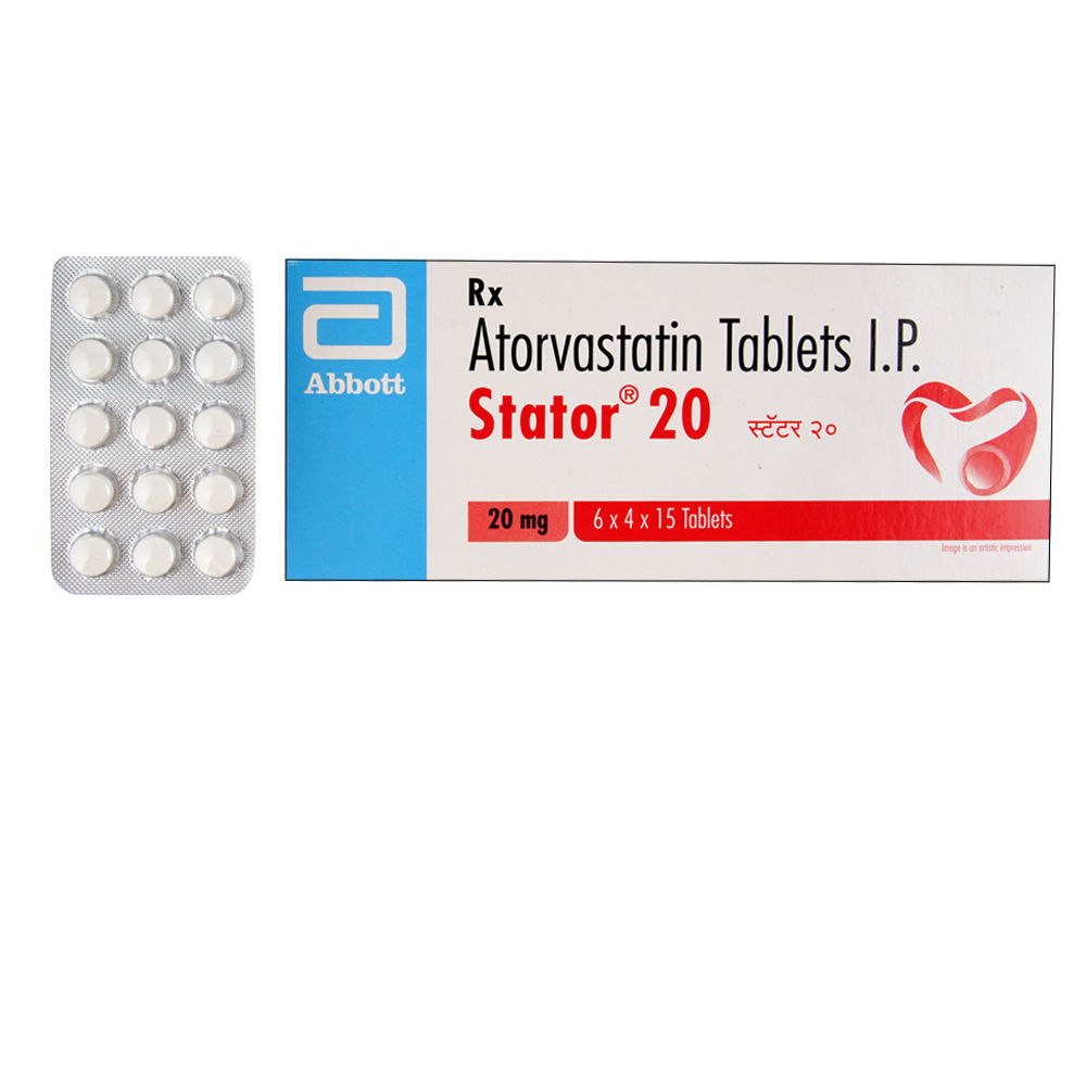 Buy Stator 20mg 15 Tablets Online at Best Prices | Wellness Forever