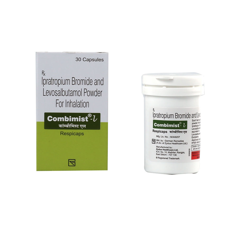 Buy Combimist-L Respicaps 30 Capsules Online at Best Prices | Wellness ...