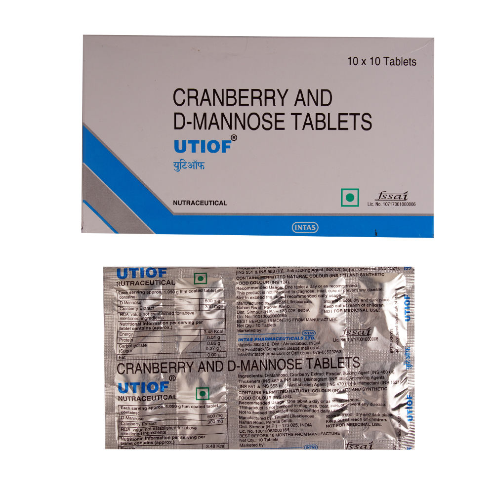 Buy Utiof 10 Tablets Online at Best Prices | Wellness Forever