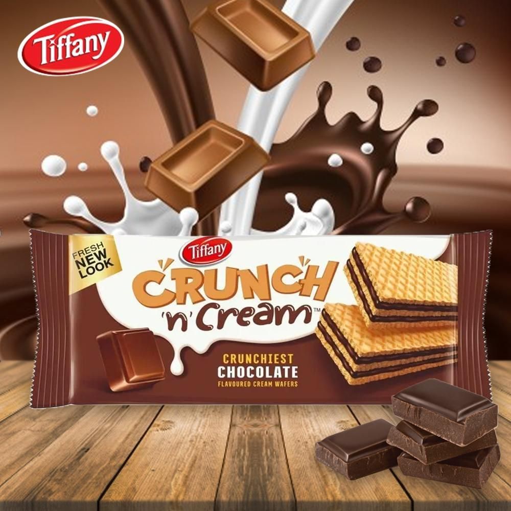 Buy Tiffany Crunch 'n' Cream Chocolate Wafers, 75 g Online at Best ...