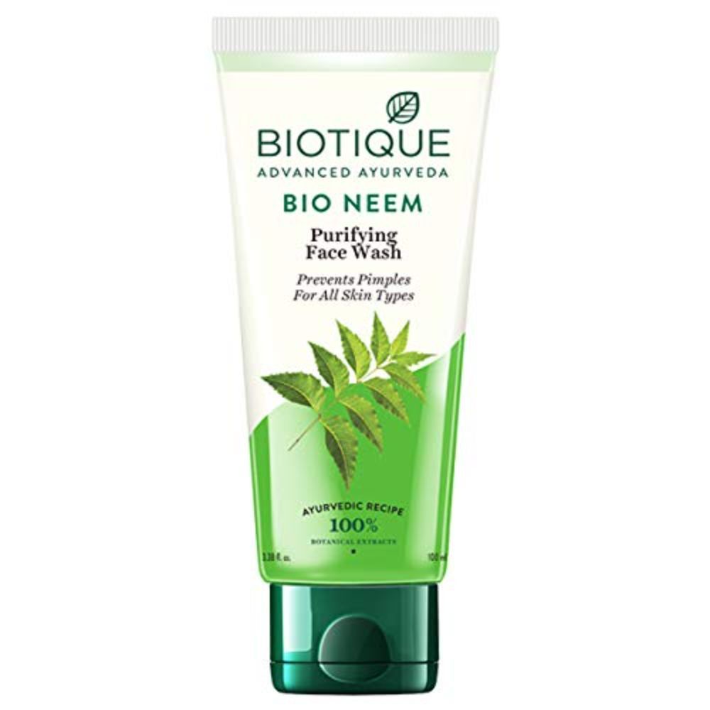 Buy Biotique Bio Neem Purifying Face Wash, 100 ml Online at Best Prices ...
