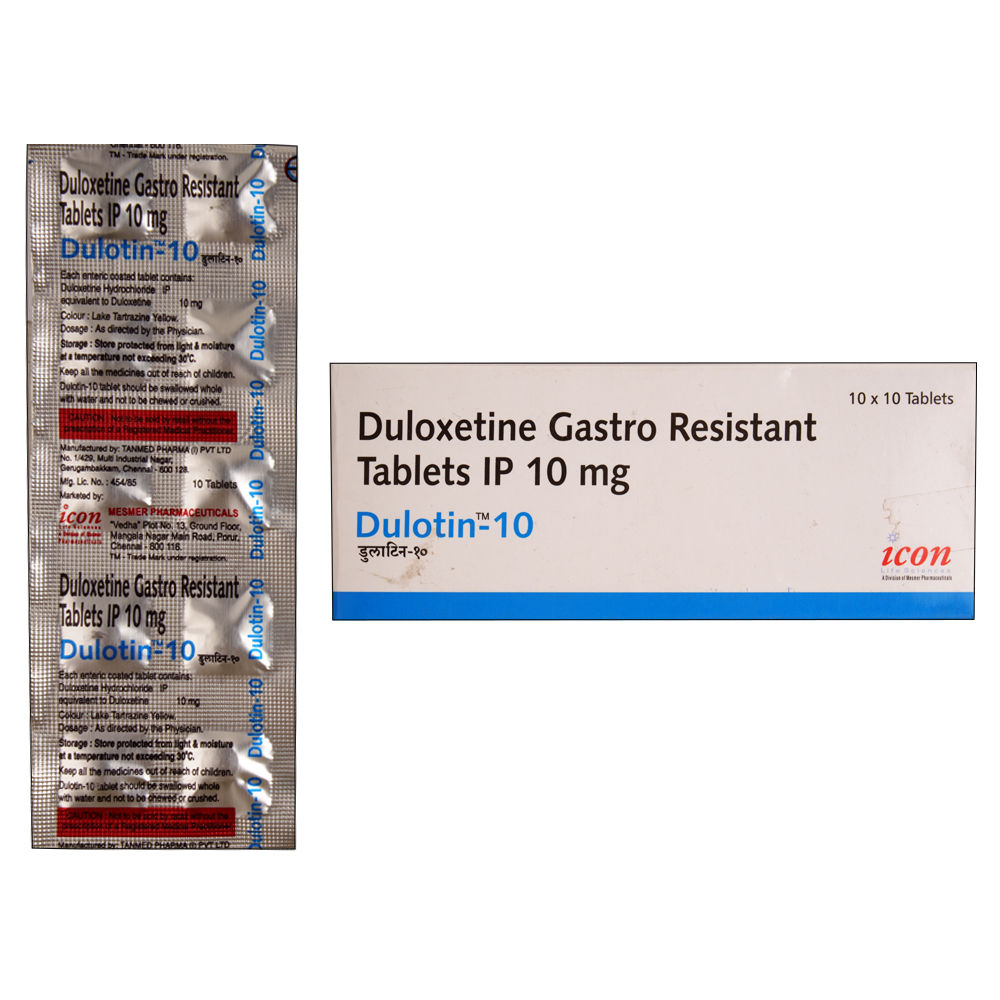 Buy Dulotin 10mg 10 Tablets Online at Best Prices | Wellness Forever