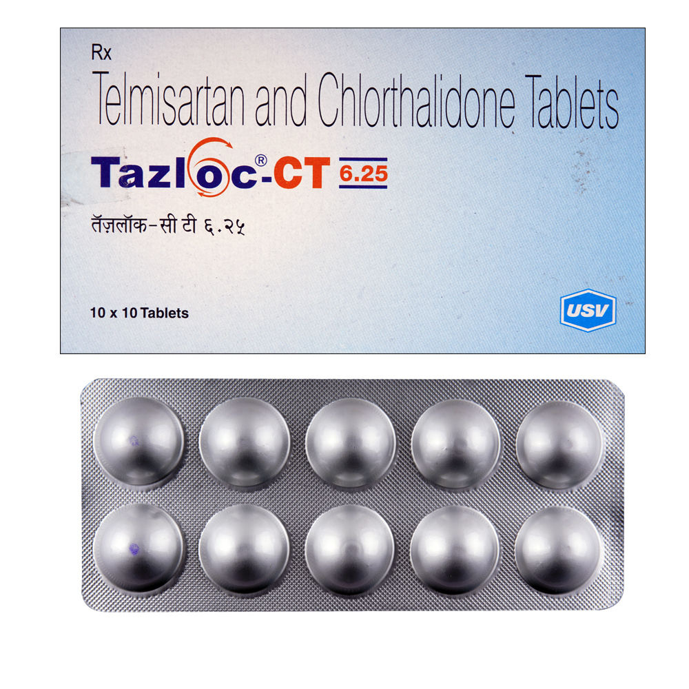 Buy Tazloc-CT 6.25mg 10 Tablets Online at Best Prices | Wellness Forever