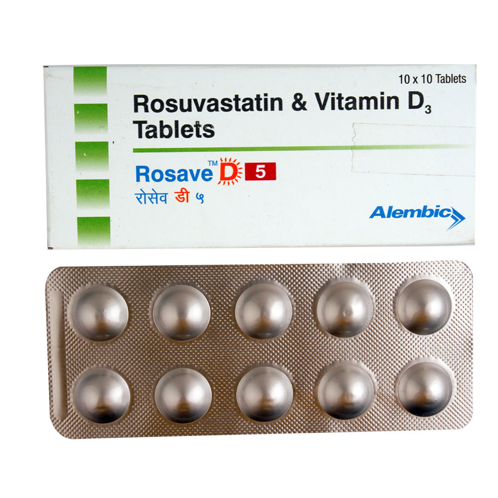 Buy Rosave-D 5mg 10 Tablets Online at Best Prices | Wellness Forever