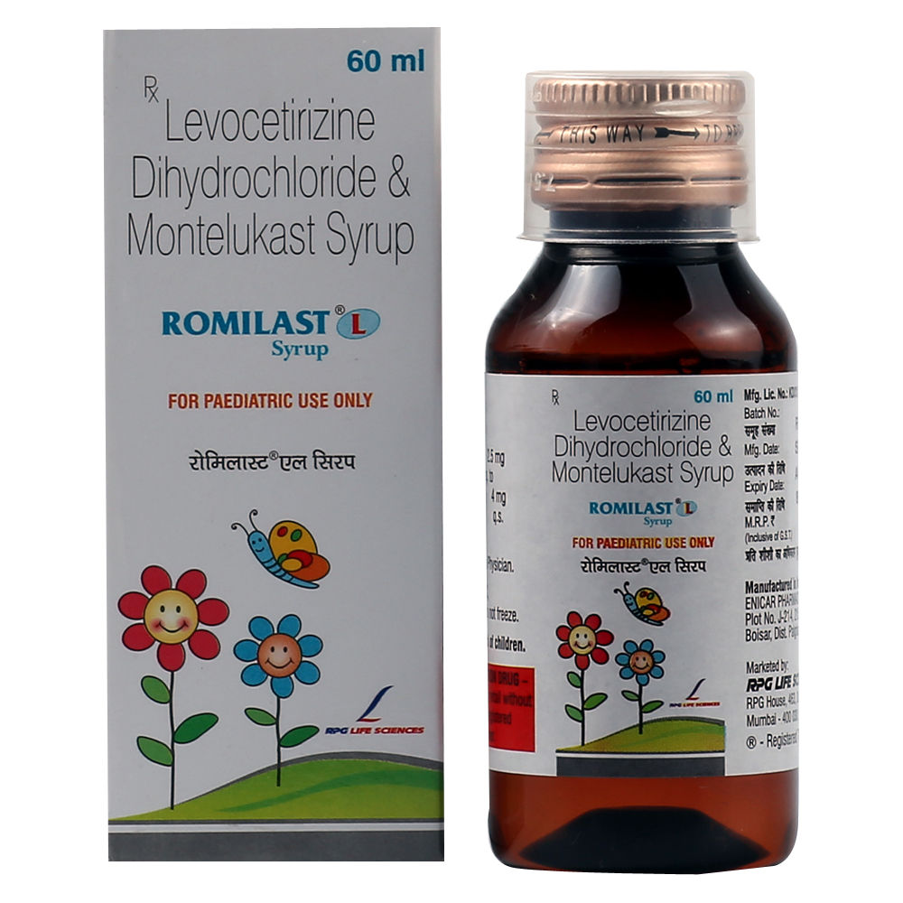 Buy Romilast-L Syrup 60 ml Online at Best Prices | Wellness Forever