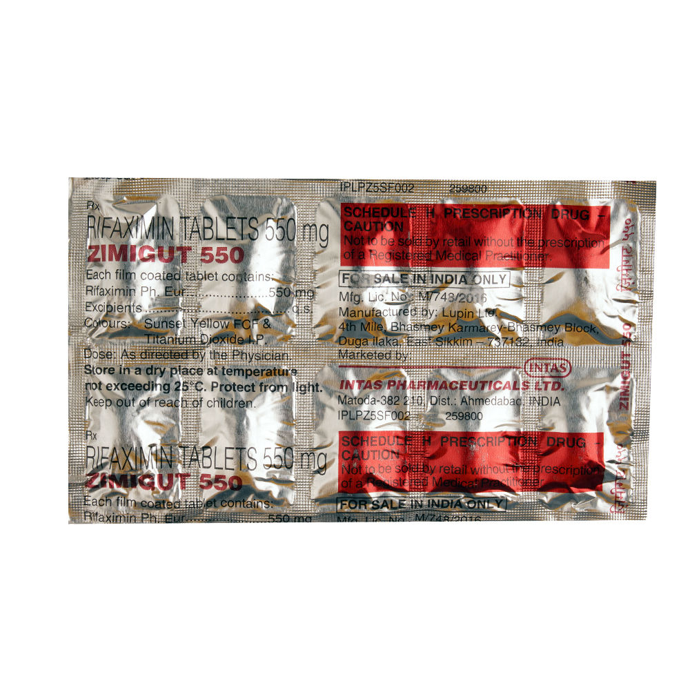 Buy Zimigut 550mg 10 Tablets Online at Best Prices | Wellness Forever