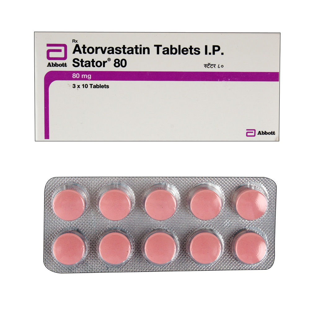 Buy Stator 80mg 10 Tablets Online at Best Prices | Wellness Forever