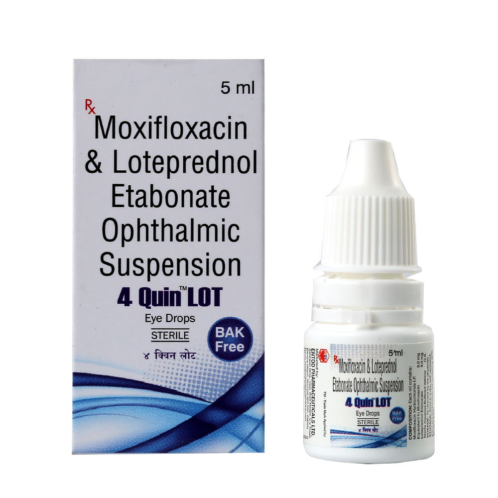Buy 4-Quin Lot Eye Drops 5 ml Online at Best Prices | Wellness Forever