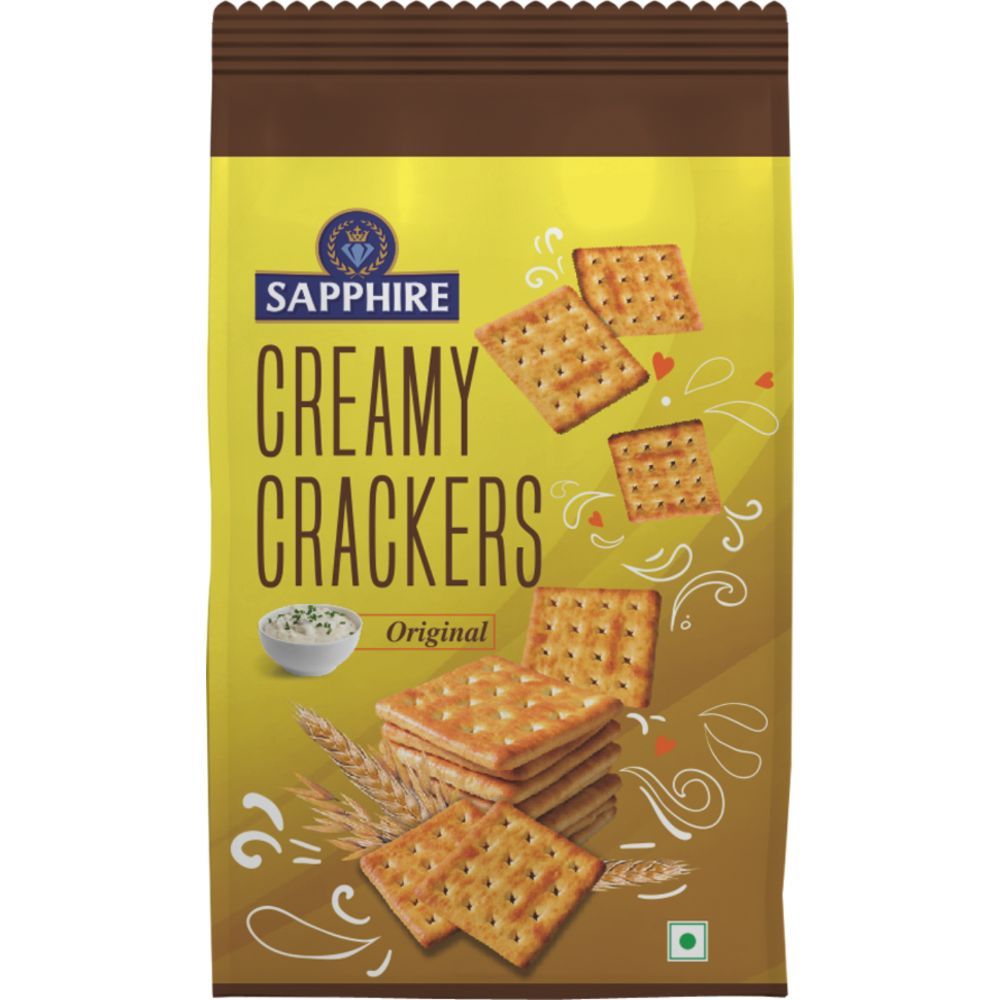 Buy Sapphire Creamy Crackers, 350 g Online at Best Prices | Wellness ...