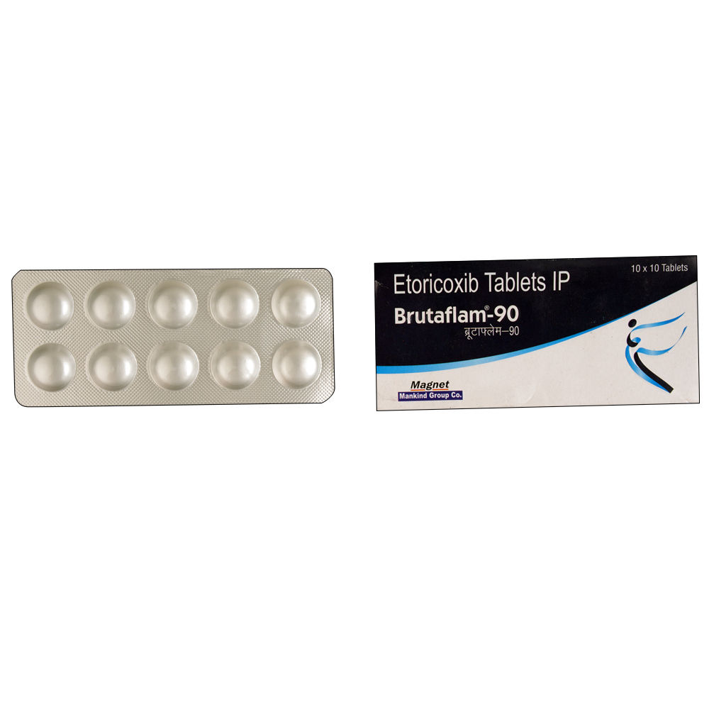 Buy Brutaflam 90mg 10 Tablets Online at Best Prices | Wellness Forever