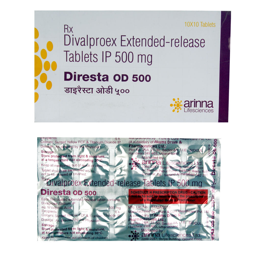 Buy Diresta-Od 500Mg 10 Tablets Online at Best Prices | Wellness Forever
