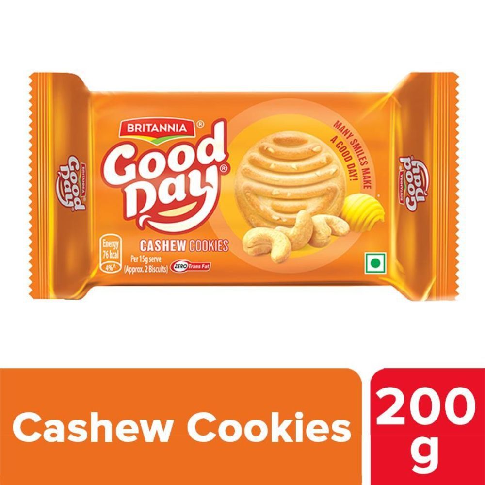 Buy Britannia Good Day Biscuits, Rich Cashew, 200 g Online at Best ...