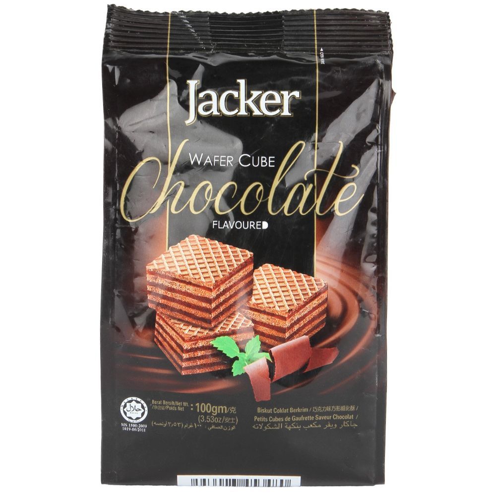 Buy Jacker Chocolate Cube Wafers, 100 g Online at Best Prices ...