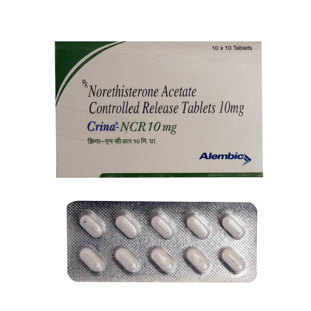 Buy Crina-NCR 10mg 10 Tablets Online at Best Prices | Wellness Forever