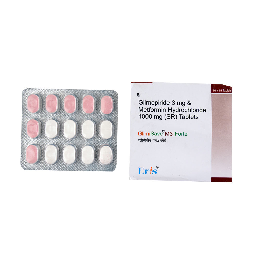 Buy Glimisave-M3 Forte 15 Tablets Online at Best Prices | Wellness Forever
