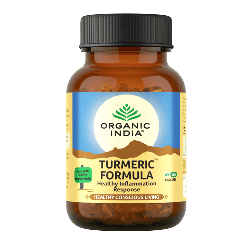 Buy Organic India Turmeric Formula Capsules, 60 capsules Online at Best ...