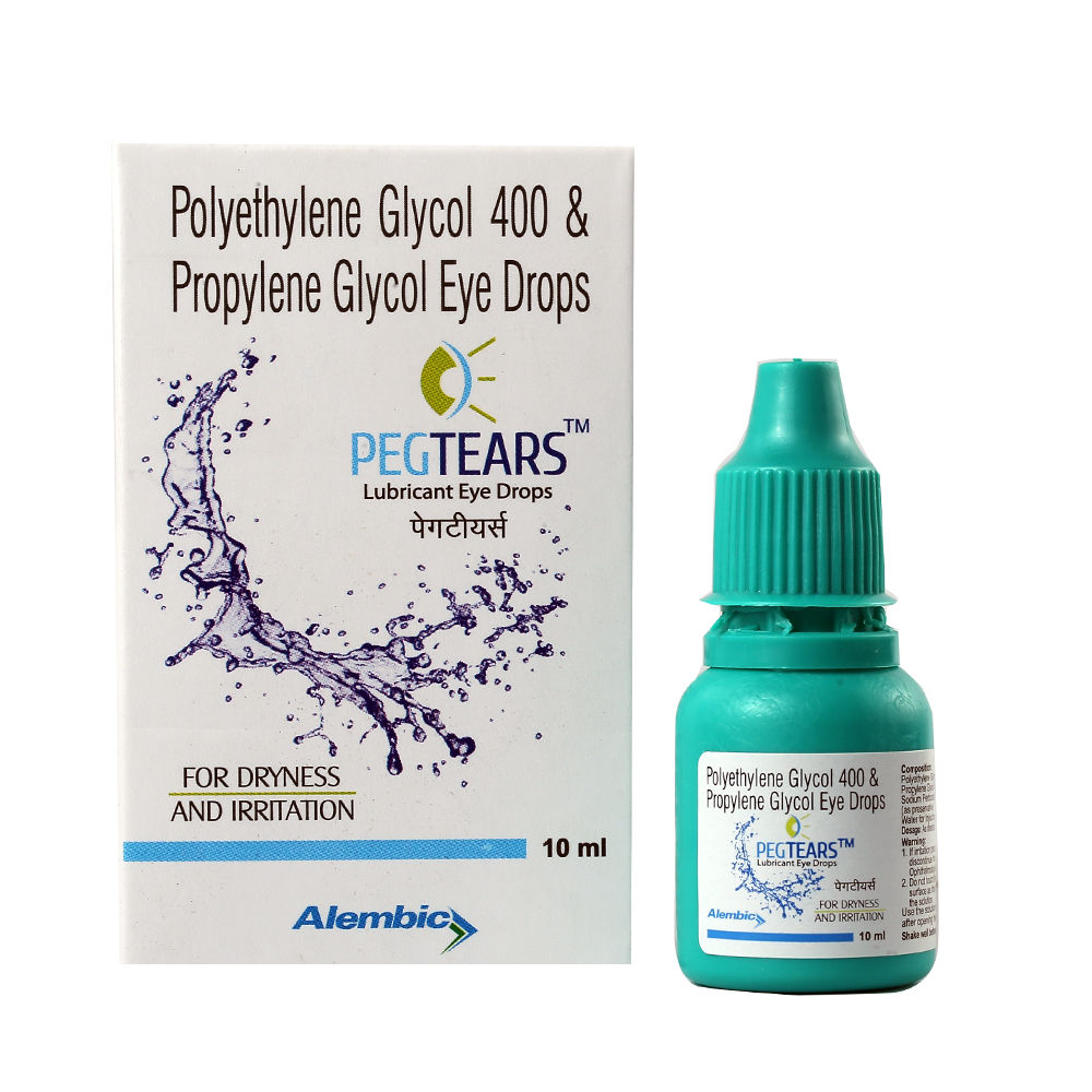 Buy Pegtears Lubricant Eye Drops 10 ml Online at Best Prices | Wellness ...