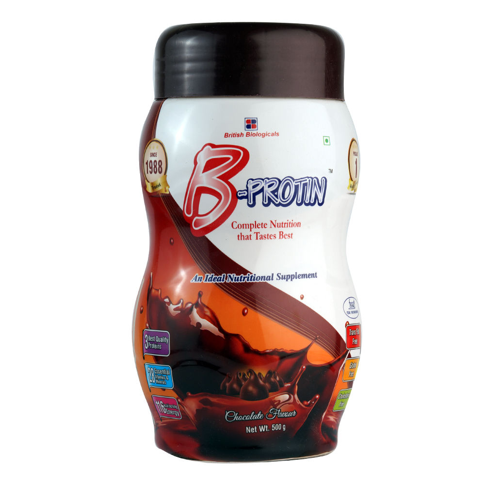 Buy B-Protin Chocolate Powder 500 g Online at Best Prices | Wellness ...
