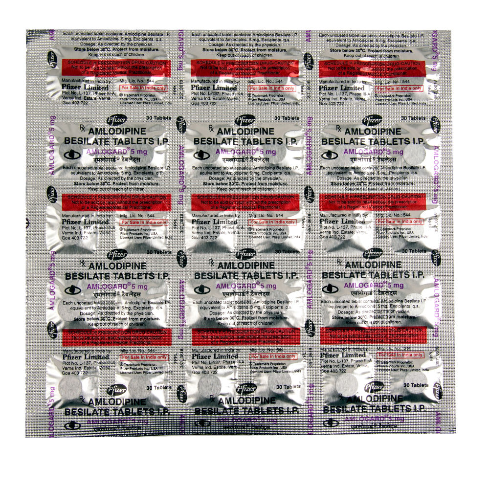 Buy Amlogard 5mg 30 Tablets Online at Best Prices | Wellness Forever