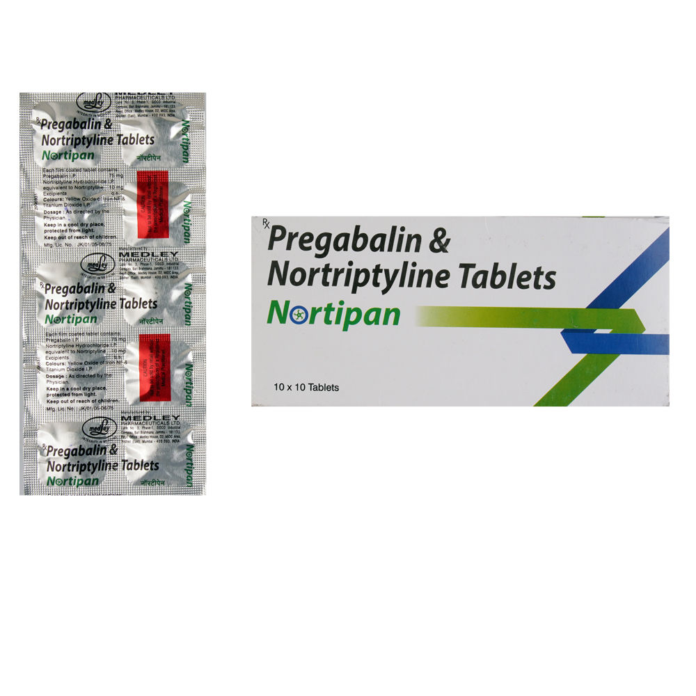 Buy Nortipan 75mg 10 Tablets Online at Best Prices | Wellness Forever