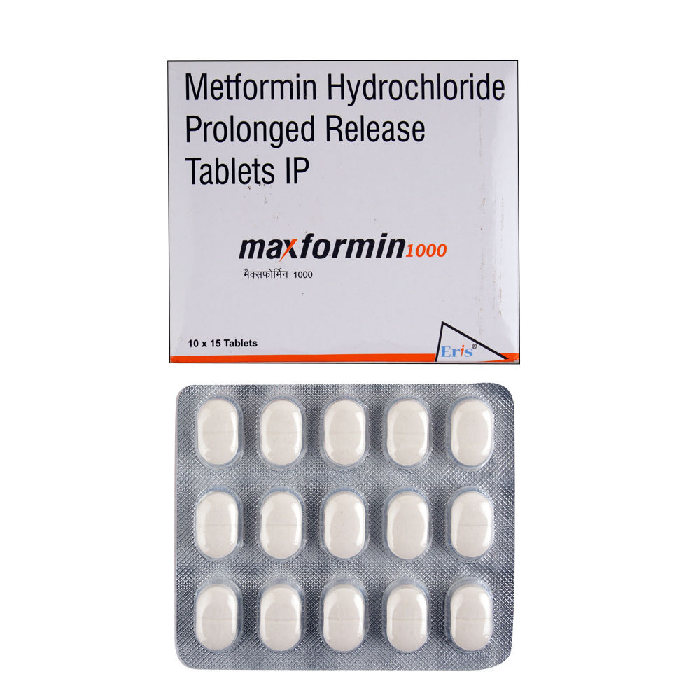 Buy Maxformin 1000mg 15 Tablets Online at Best Prices | Wellness Forever
