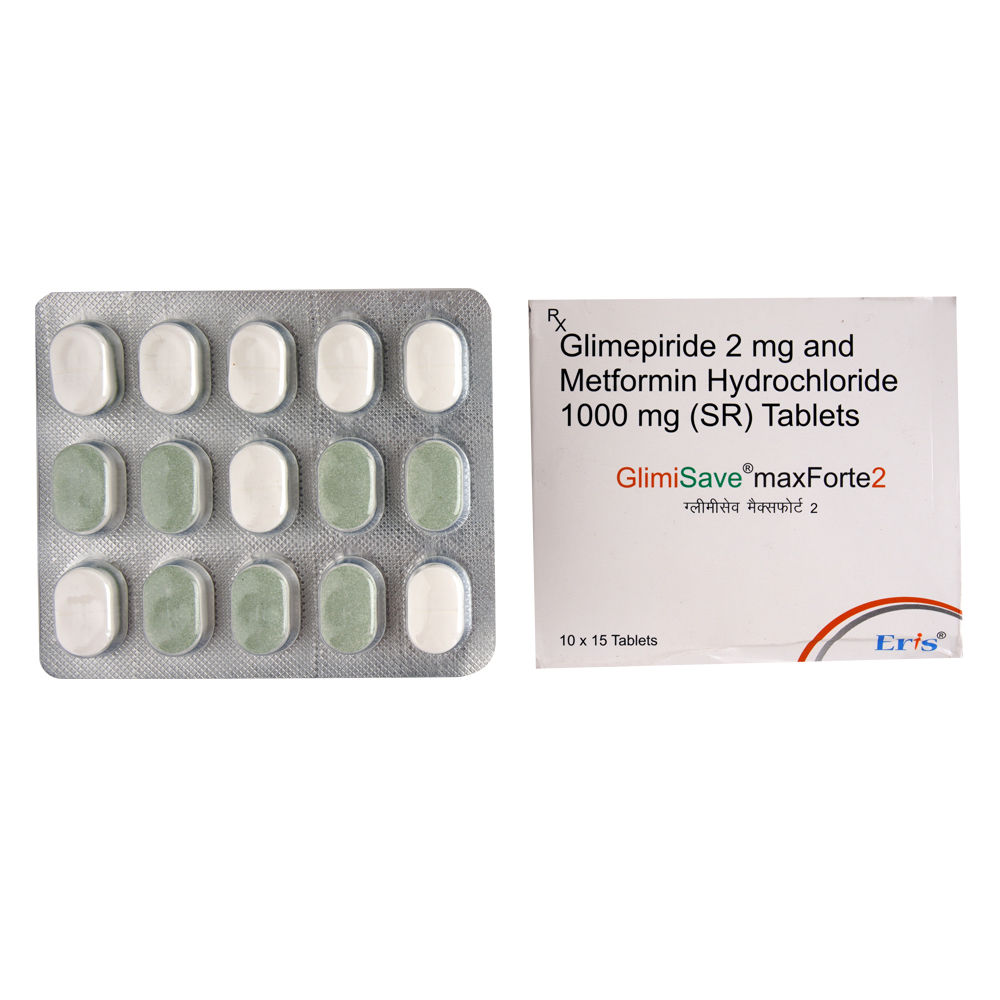 Buy Glimisave-Max Forte 2mg 15 Tablets Online at Best Prices | Wellness ...
