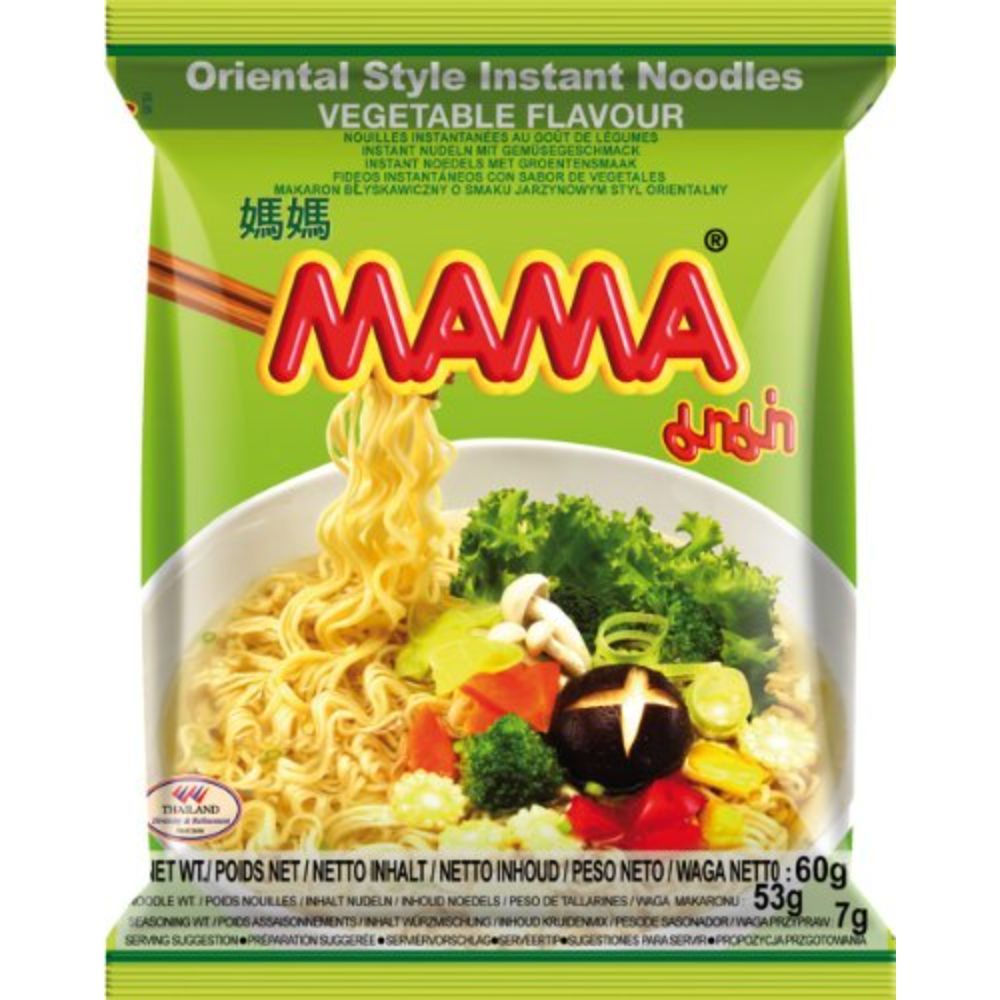 Buy Mama Instant Cup Noodles, Vegetable Flavor, 60 g Online at Best ...