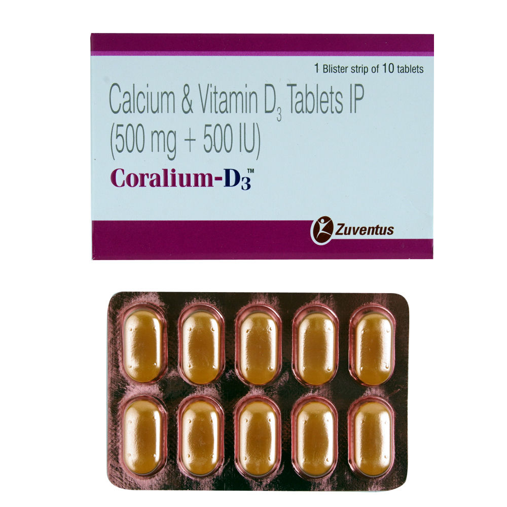 Buy Coralium-D3 10 Tablets Online at Best Prices | Wellness Forever