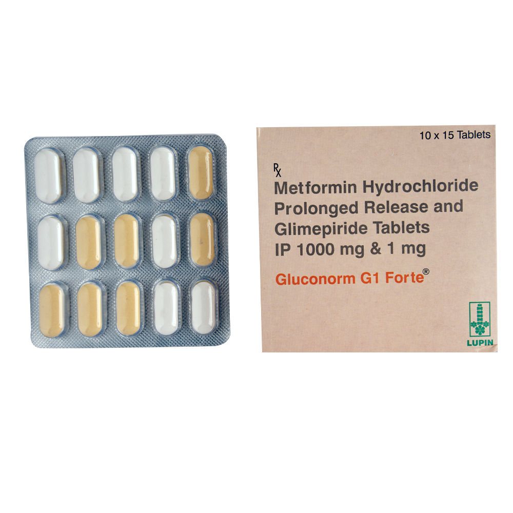 Buy Gluconorm G1 Forte 15 Tablets Online at Best Prices | Wellness Forever