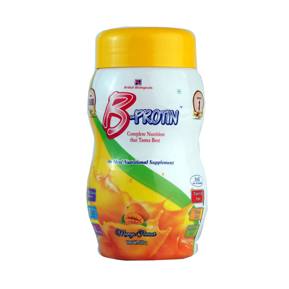Buy B-Protin Mango Powder 500 g Online at Best Prices | Wellness Forever