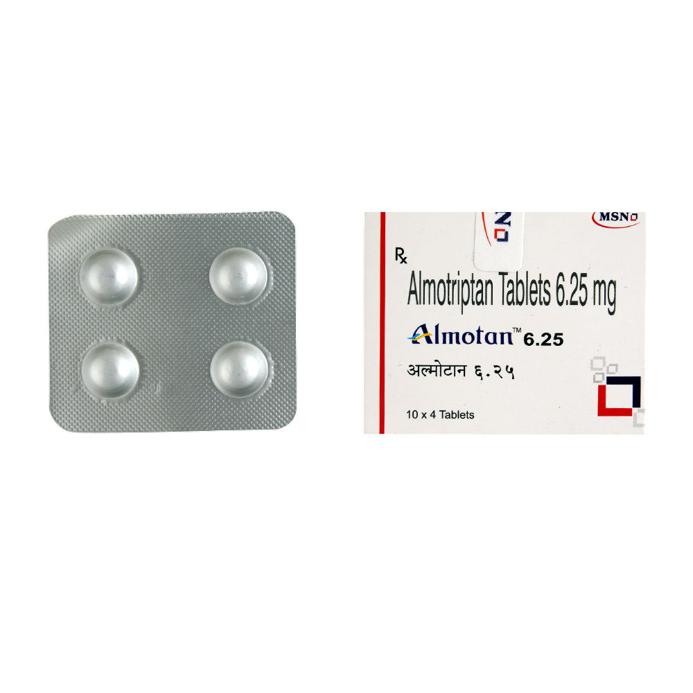 Buy Almotan 6.25mg 4 Tablets Online at Best Prices | Wellness Forever