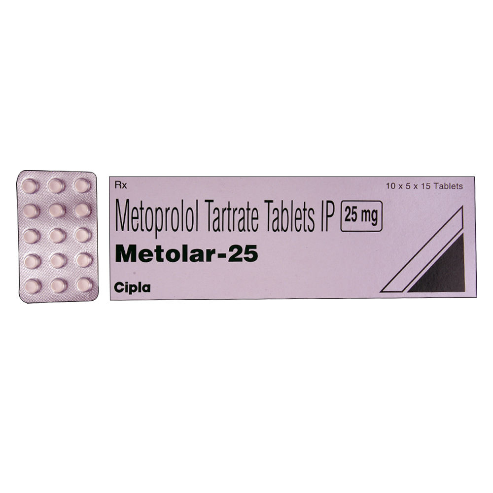 Buy Metolar 25mg 15 Tablets Online at Best Prices | Wellness Forever