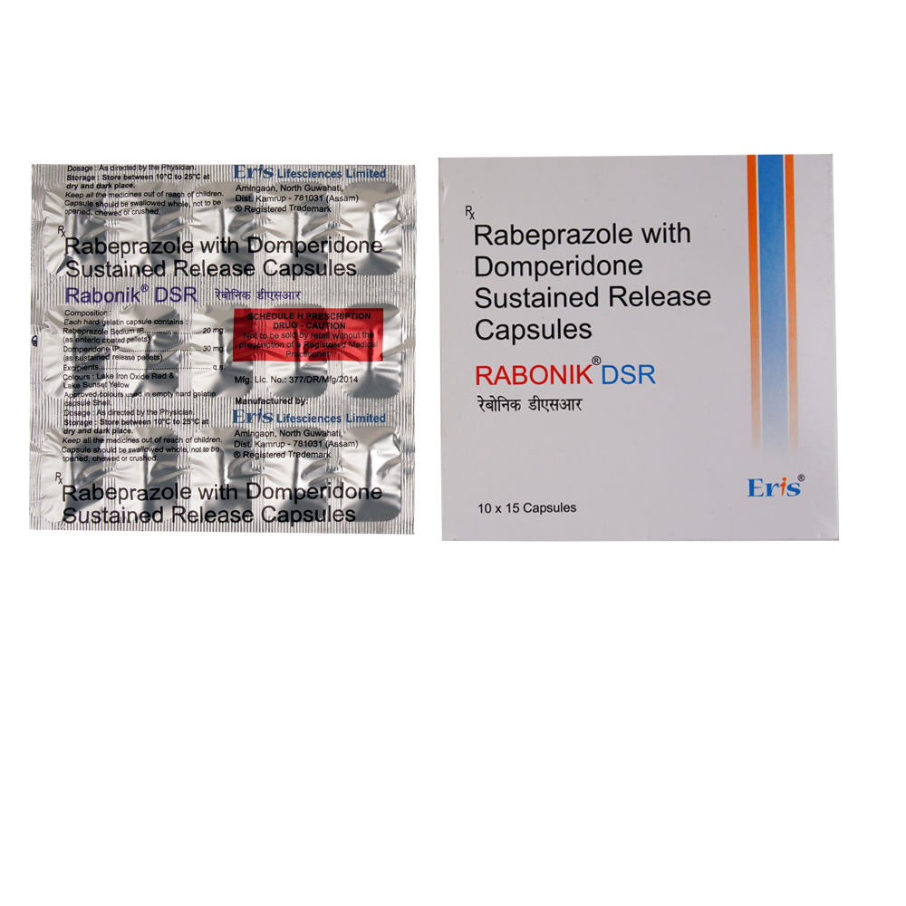 Buy Rabonik-DSR 20mg 15 Capsules Online at Best Prices | Wellness Forever