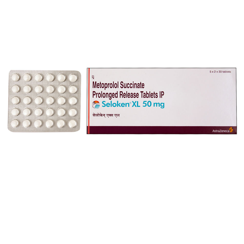 Buy Seloken-XL 50mg 30 Tablets Online at Best Prices | Wellness Forever