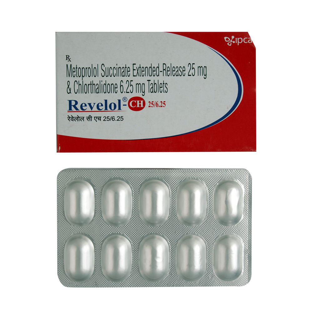 Buy Revelol-CH 25/6.25mg 10 Tablets Online at Best Prices | Wellness ...