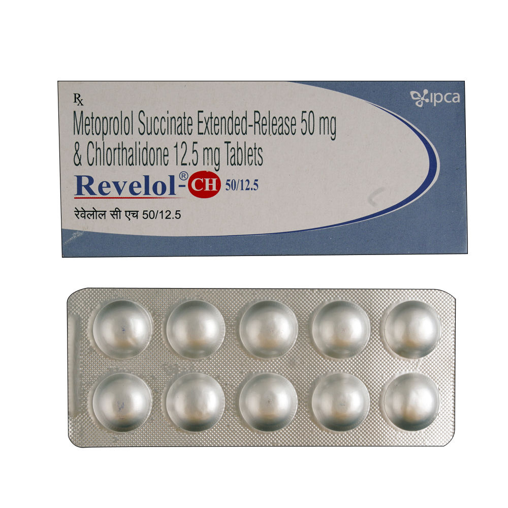 Buy Revelol-CH 50/12.5mg 10 Tablets Online at Best Prices | Wellness ...