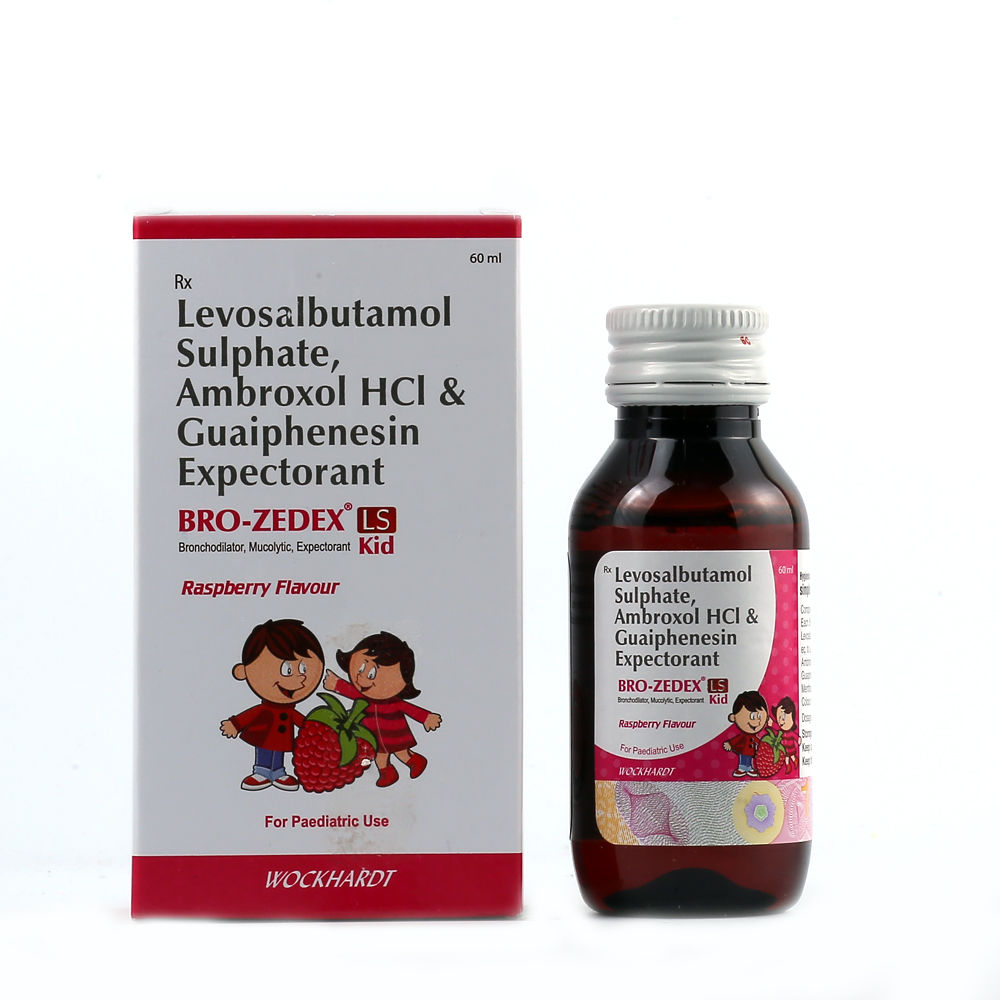 Buy Bro-Zedex-LS Kid Syrup 60 ml Online at Best Prices | Wellness Forever