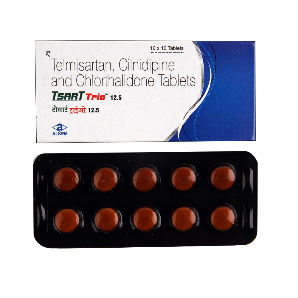 Buy Tsart-Trio 12.5mg 10 Tablets Online at Best Prices | Wellness Forever