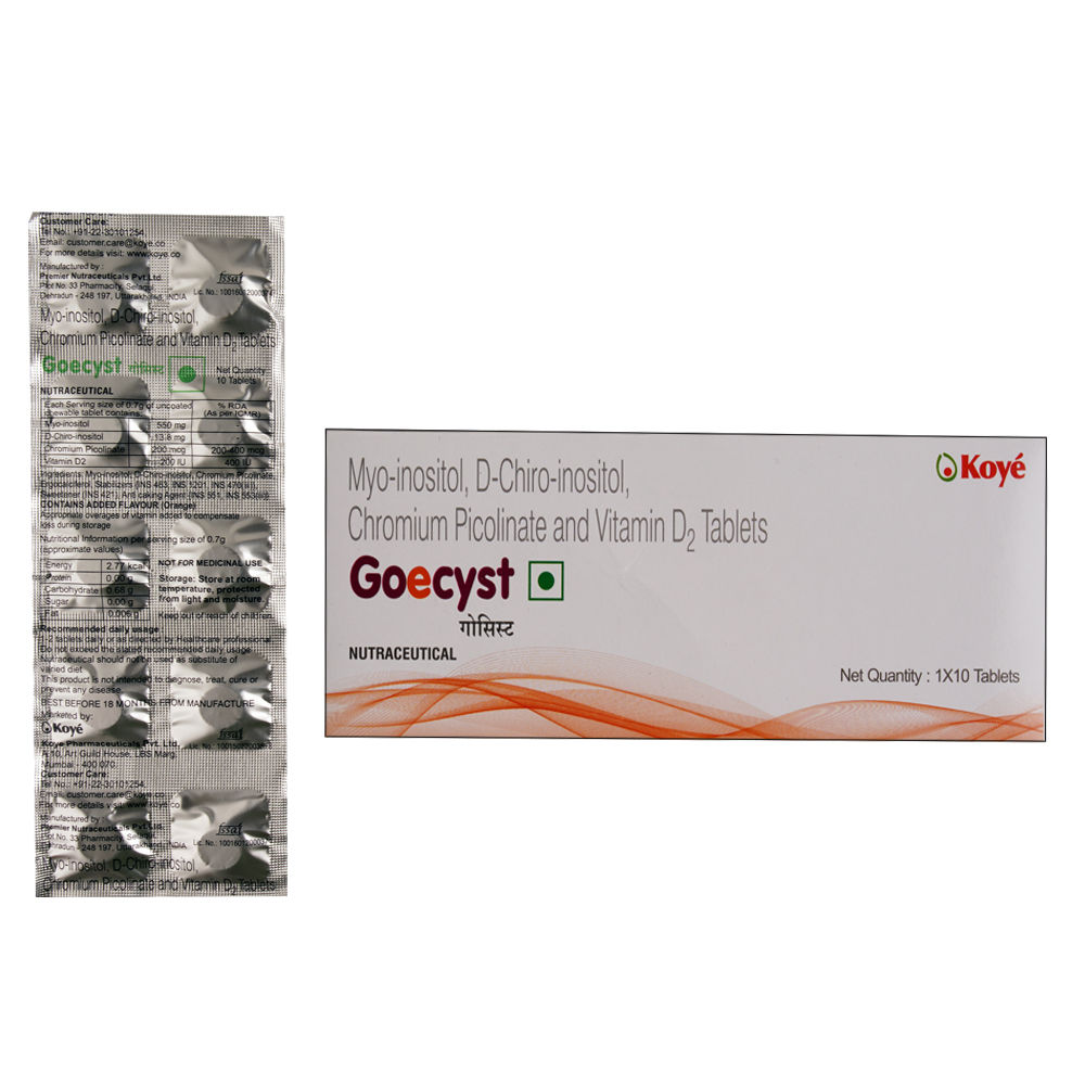 Buy Goecyst 10 Tablets Online at Best Prices | Wellness Forever