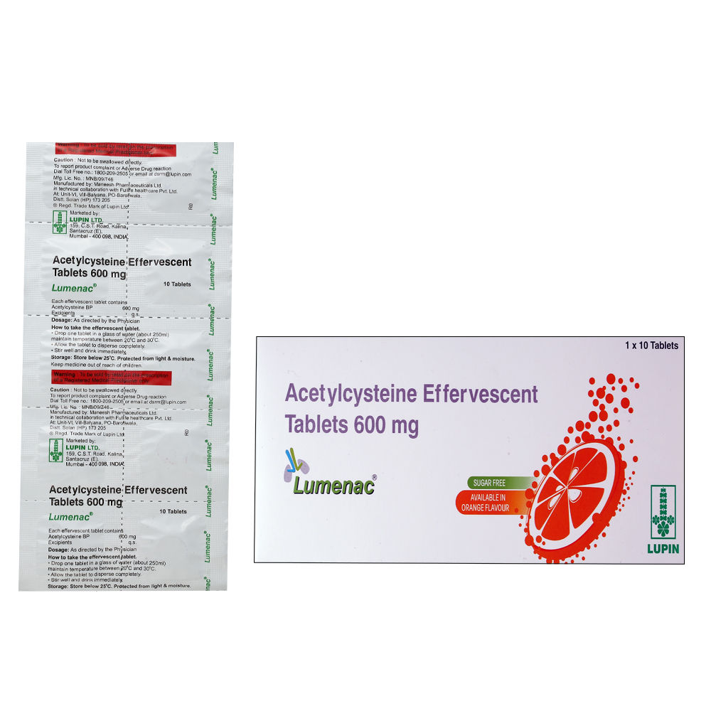 Buy Lumenac Effervescent 10 Tablets Online at Best Prices | Wellness ...