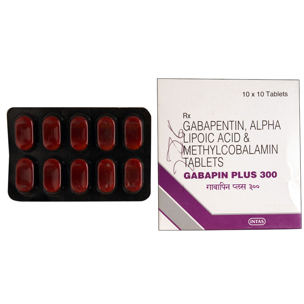 Buy Gabapin-Plus 300mg 10 Tablets Online at Best Prices | Wellness Forever