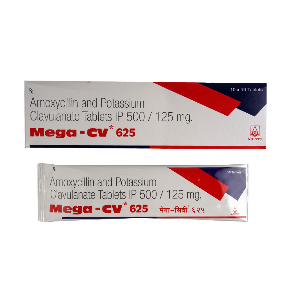 Buy Mega-CV 625mg 10 Tablets Online at Best Prices | Wellness Forever