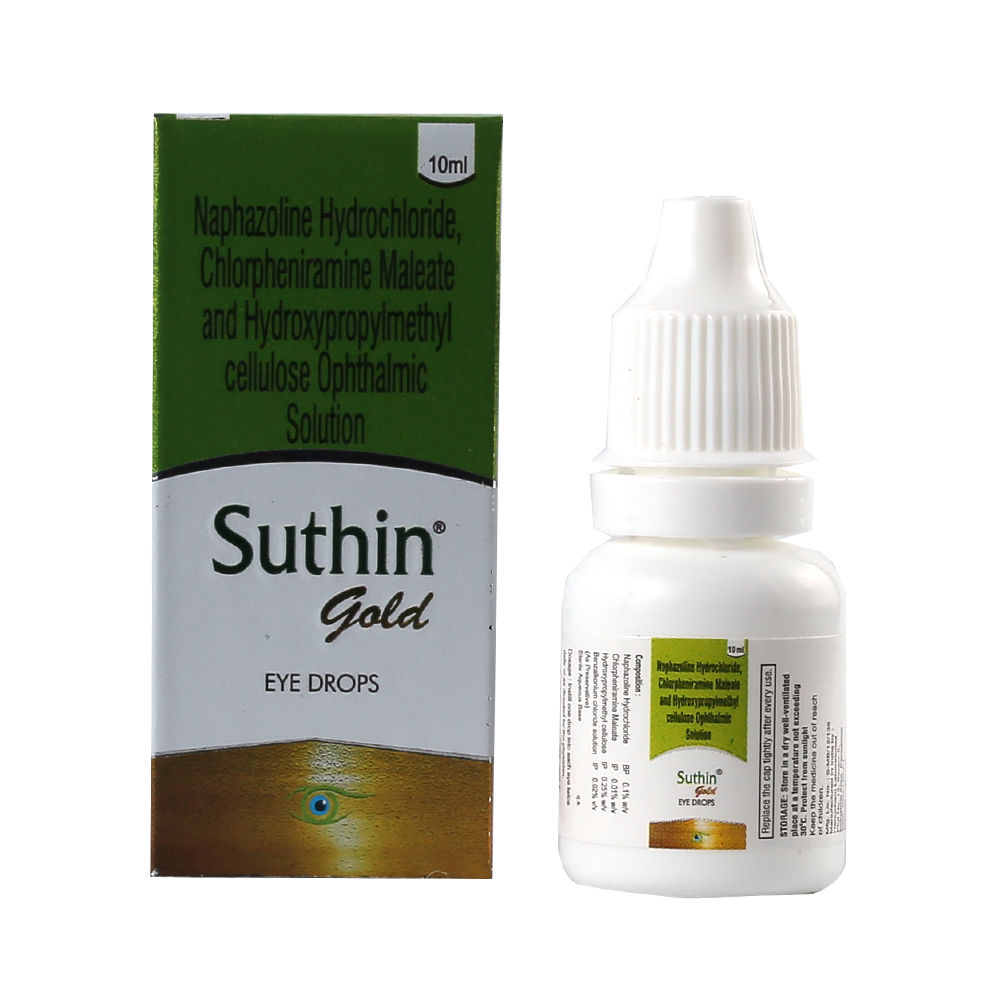 Buy Suthin-Gold Eye Drops 10 ml Online at Best Prices | Wellness Forever
