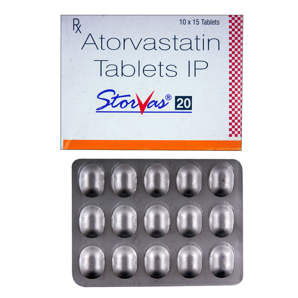 Buy Storvas 20mg 15 Tablets Online at Best Prices | Wellness Forever