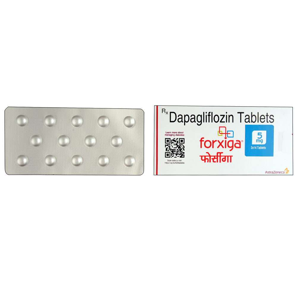 Buy Forxiga 5mg 14 Tablets Online at Best Prices | Wellness Forever