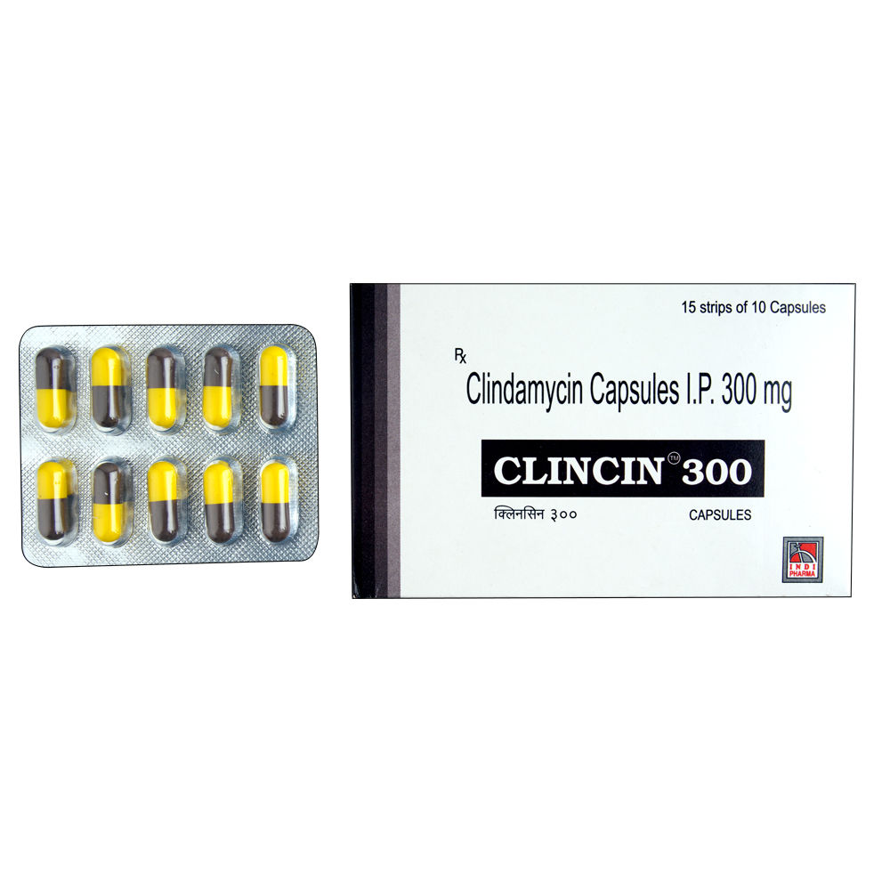 Buy Clincin 300mg 10 Capsules Online at Best Prices | Wellness Forever